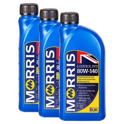 Morris 80W-140 Fully Synthetic Limited Slip Gear Oil Lodexol XFS API GL ...