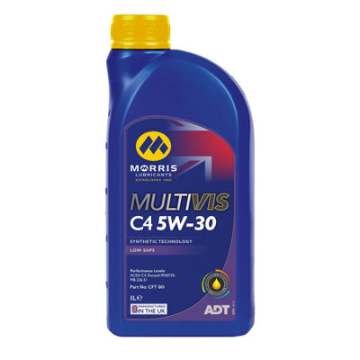 MORRIS C4 Fully Synthetic Engine Oil 5W-30 MB 226.51 Renault RN0720 3x1L