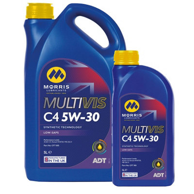 MORRIS C4 Fully Synthetic Engine Oil 5W-30 MB 226.51 Renault RN0720 6L