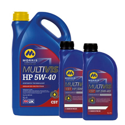 MORRIS CST 5L 5w40 Fully Synthetic Engine Oil ACEA A3 / B4 PSA B71 2300 7L