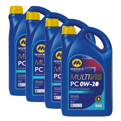 MORRIS ECO PC 0w20 Fully Synthetic Engine Oil ACEA C6 PSA B71 2010 4x5L