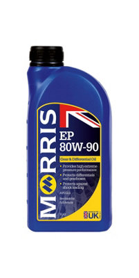 MORRIS EP 80W-90 Gear Oil GL5 Extreme Pressure Manual Transmission Fluid 6L