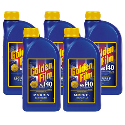 MORRIS Golden Film AG140 Classic Gear Oil Mineral Transmission Oil 5x1L