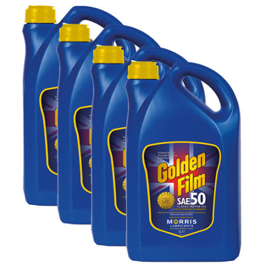 Morris Golden Film SAE 50 Classic Motor Oil for Petrol & Diesel Engines ...