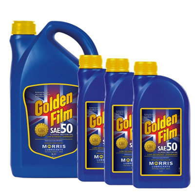 Morris Golden Film SAE 50 Classic Motor Oil for Petrol & Diesel Engines 8L