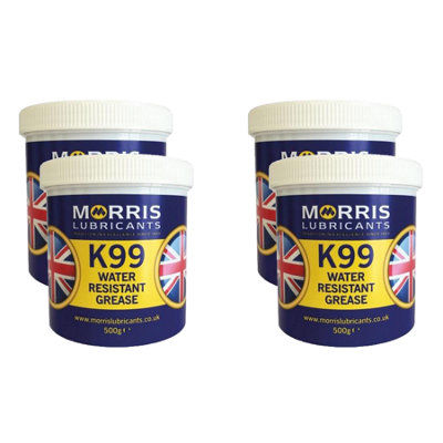 Morris K99 Water Resistant Marine Boat Grease Waterproof Glands, Bearings 4x500g