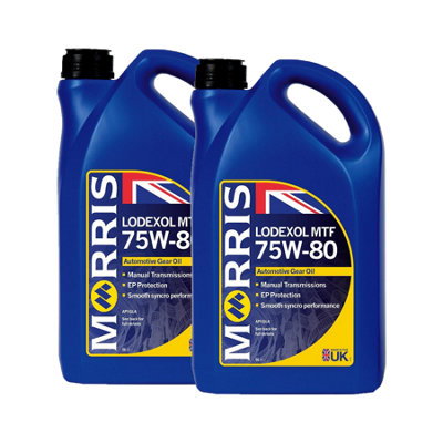MORRIS MTF 75W-80 Manual Transmission Fluid Miniral Gear Oil API GL4 2x5L