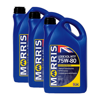 MORRIS MTF 75W-80 Manual Transmission Fluid Miniral Gear Oil API GL4 3x5L
