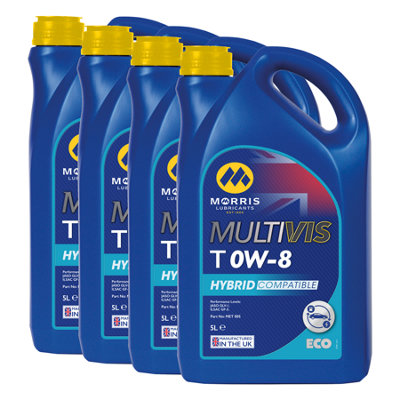 Morris Multivis ECO T 0W-8 Fully Synthetic Engine Oil ILSAC GF-5 API SN ...