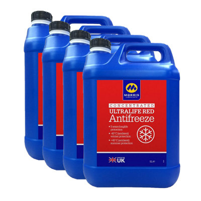 MORRIS Ultralife Red Antifreeze Coolant G12 Concentrated Longlife OAT ...