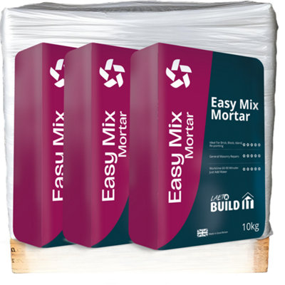 Mortar 20kg Mix Ready Mixed Pallet x70 Bags by Laeto Build It