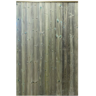 Mortise & Tenon Side Gate Ruby Clovelly Pressure Treated Wooden Garden Gate