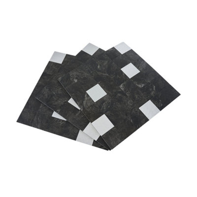 Mosaic Style Marble Effect Square Brick Design Peel and Stick Wall ...