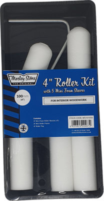 MOSLEY STONE 4" GLOSS ROLLER SET