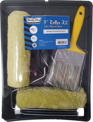 MOSLEY STONE 9" MASONRY ROLLER SET