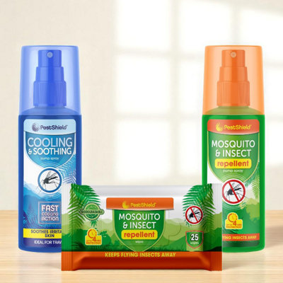 Mosquito & Insect Repellent Spray & Wipes Bite & Sting Spray Insect ...