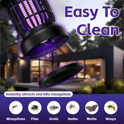 Mosquito Killer Lamp, 2 in 1 Electric Mosquito Killer, Wall Mounted and ...