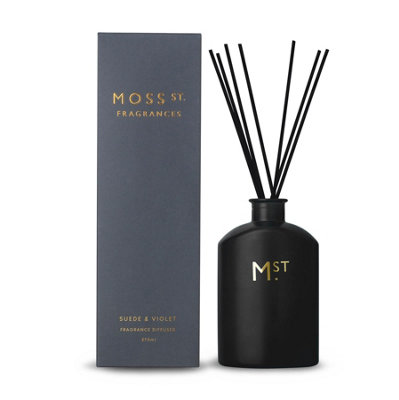 Moss St. Fragrances - Scented Reed Diffuser - 275ml - Suede & Violet ...