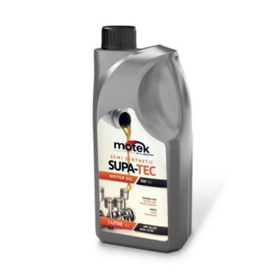 Motek Supatec 5w30 Semi Synthetic 1 Litre Engine Oil | DIY at B&Q