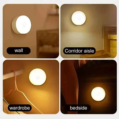Motion Sensor Night Light, Wireless LED Lamp for Bedroom, Stairs and Closet
