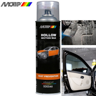 Motip Hollow Section Wax Spray Rust Proofing Door Chassis Seal Protect ...