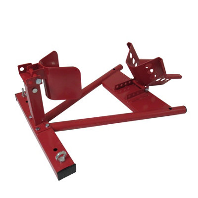 MOTORCYCLE FRONT WHEEL CHOCK STAND FOR 15" - 21" WHEELS (MOTORBIKE ...