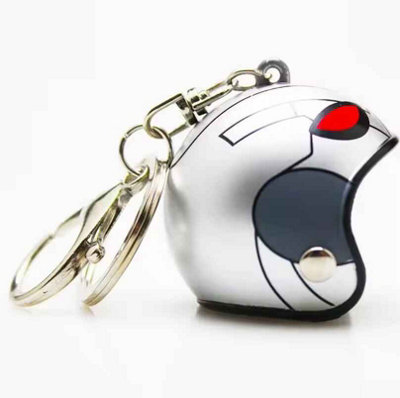 Motorcycle Helmet Keychain Cute Mini Helmet for Keys or Bags