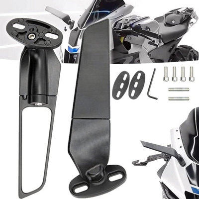 Motorcycle Rear View Mirror 2 Pcs Motorcycle Mirrors For Ninja 300 400 ...