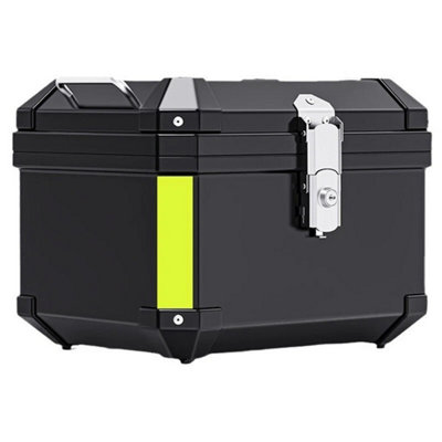 Motorcycle Top Box Rear Top Case Helmet Luggage Storage Tour Box