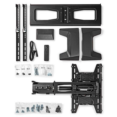 Motorised TV Wall Mount Bracket for 37-70" Screen, Rotatable, with ...