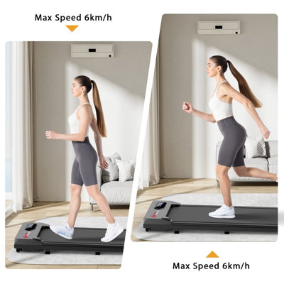 Motorized Treadmill Speed 1-6KM/H,Space Saving Treadmill for Home and ...
