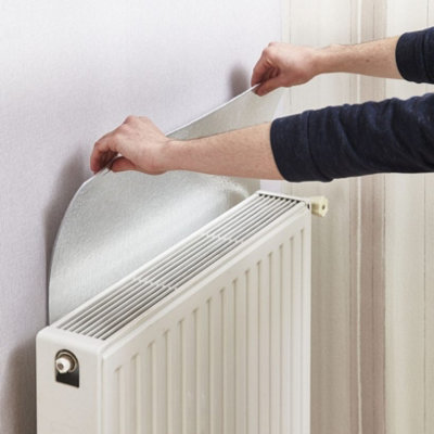 Mottez Radiator Reflector Foil Insulation Energy Thermal Foam Backed ...