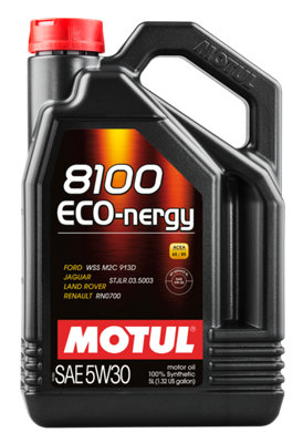 Motul 8100 ECO-NERGY 5W30 5L Auto Oil Lubricant 5W-30 Fully Synthetic 102898