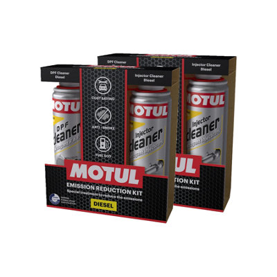 Motul Diesel Emission Reduction Kit DPF Cleaner & Injector Cleaner 2x600ml