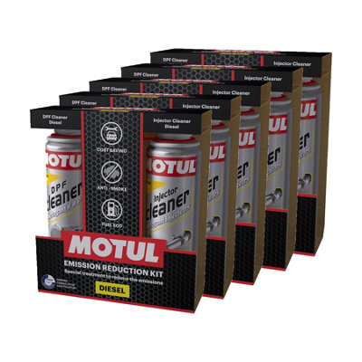 Motul Diesel Emission Reduction Kit DPF Cleaner & Injector Cleaner 5x600ml