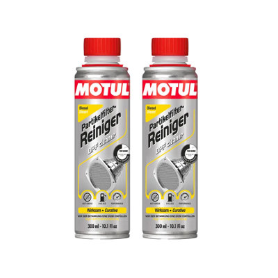 Motul DPF Cleaner Diesel Particulate Filter Additive Treatment 2x300ml