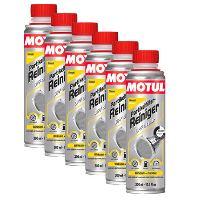 Motul DPF Cleaner Diesel Particulate Filter Additive Treatment 6x300ml