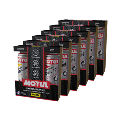 MOTUL Engine Clean Kit Diesel Engine Flush&Fuel System Cleaner Additive ...