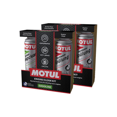 MOTUL Engine Clean Kit Gasoline Petrol Engine Flush & System Cleaner ...