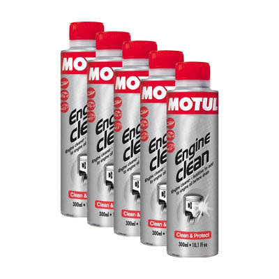 MOTUL Engine Clean Pre-Oil Drain Cleaner for Gasoline & Diesel Engines ...