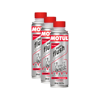 Motul Engine Flush For Petrol & Diesel Engine Cleaner Additive 3x300ml