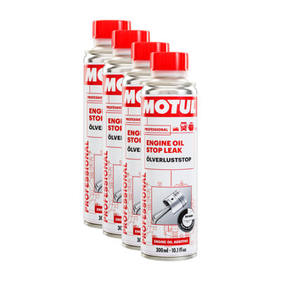MOTUL Engine Oil Stop Leak 4x300ml Petrol & Diesel Engines Stop Leak