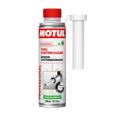 MOTUL FUEL SYSTEM CLEANER PETROL ENGINE ADDITIVE INJECTOR CLEAN 4X300ML