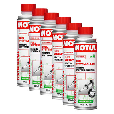 Motul Fuel System Cleaner Petrol Engine Additive Injector Clean 6x300ml