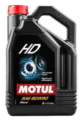 Motul HD 80W90 5 Liter 80W-90 Mineral Lubricant Oil Gearbox and ...