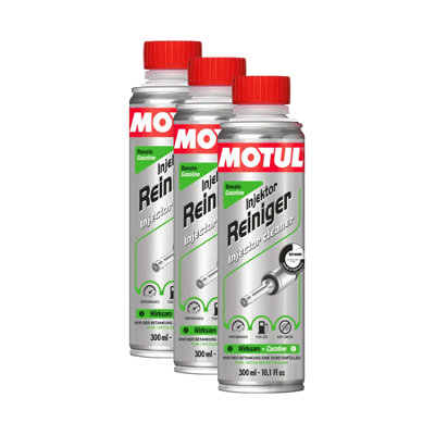 MOTUL Petrol Injector Cleaner Additive Fuel System Cleaner Treatment 3x00ml