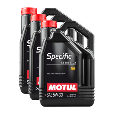Motul Specific 9.55535/03 5W-30 Fully Synthetic Engine Oil PSA B71 2297 ...