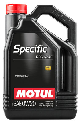 Motul SPECIFIC RBS0-2AE 0W20 5L Auto Engine Oil 0W-20 Fully Synthetic ...
