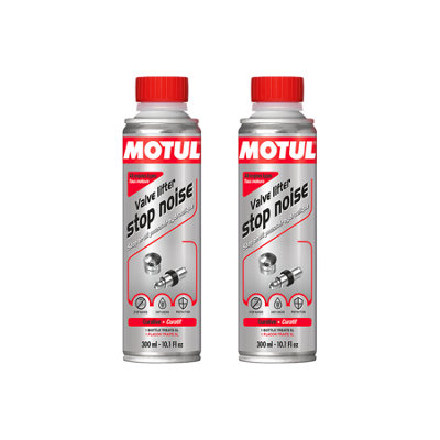 MOTUL Valve Lifter Stop Noise Additive for Petrol & Diesel Engines 2x300ml