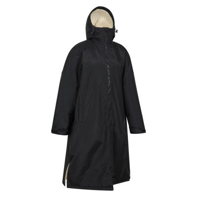 Mountain Warehouse Womens/Ladies Tidal Waterproof Changing Robe Black (XL)